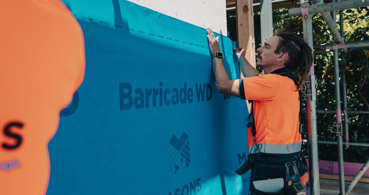 Masons New Zealand - Barricade Weather Defense System | Rigid Air-Barrier System
